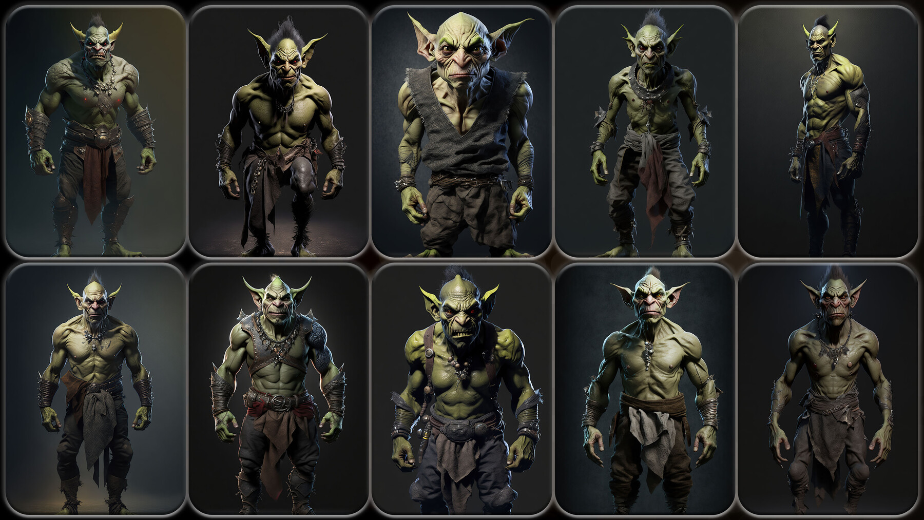 ArtStation - 100 Goblin Reference Pack | 8K | v.5 | Artworks