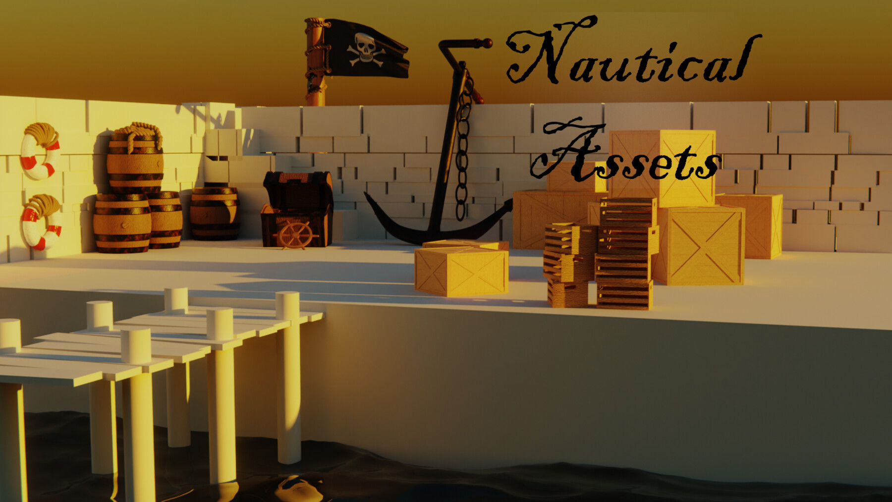 ArtStation - Nautical Asset Props Pack | Resources