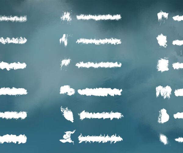 ArtStation - 50 Brush without any adjustments made for PHOTOSHOP ...