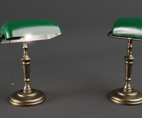 ArtStation - PBR Game ready lamp | Game Assets