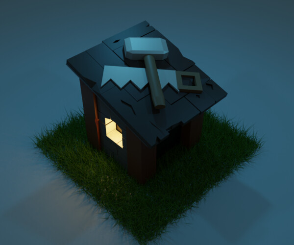 ArtStation - builder's hut | Resources
