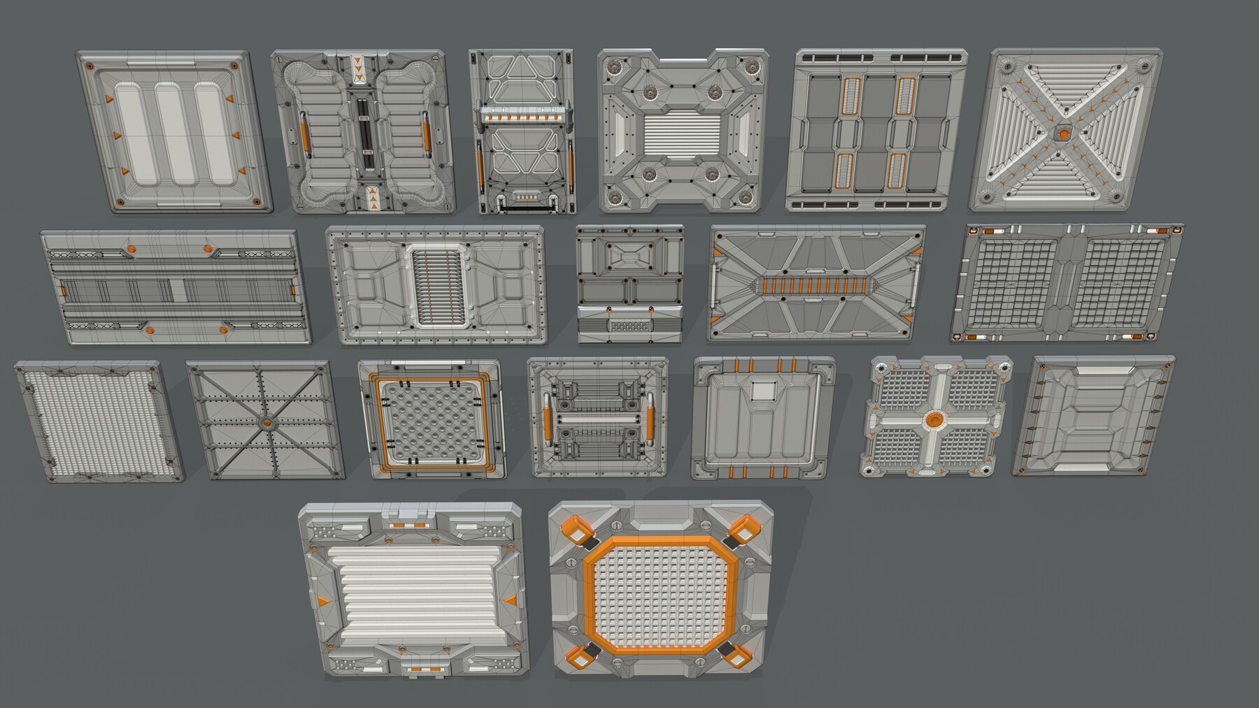 ArtStation - Sci-Fi Panels - Collection 3 - 20 pieces | Resources