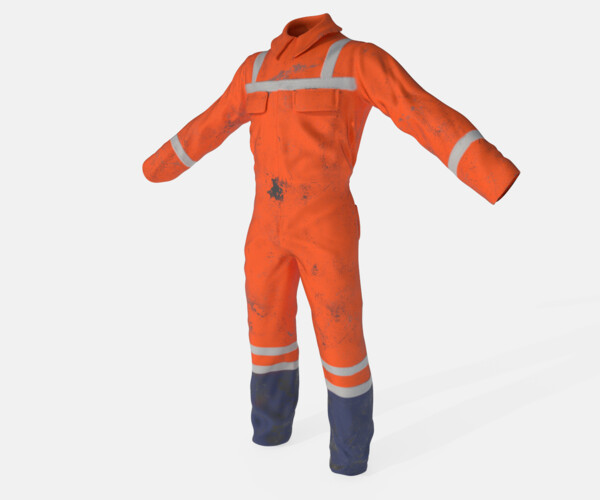 ArtStation - Workman Overall | Game Assets