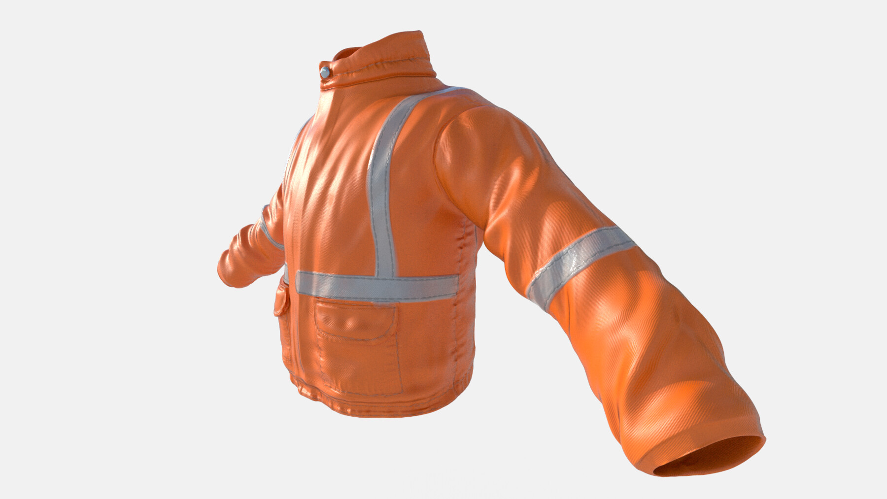 ArtStation - Workman Mining Safety Jacket | Game Assets