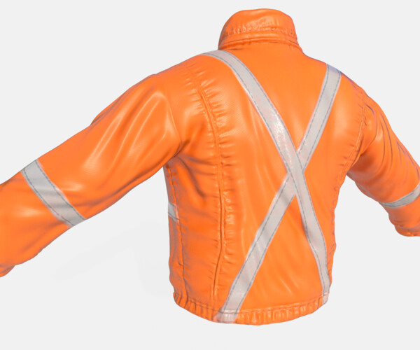 ArtStation - Workman Mining Safety Jacket | Game Assets