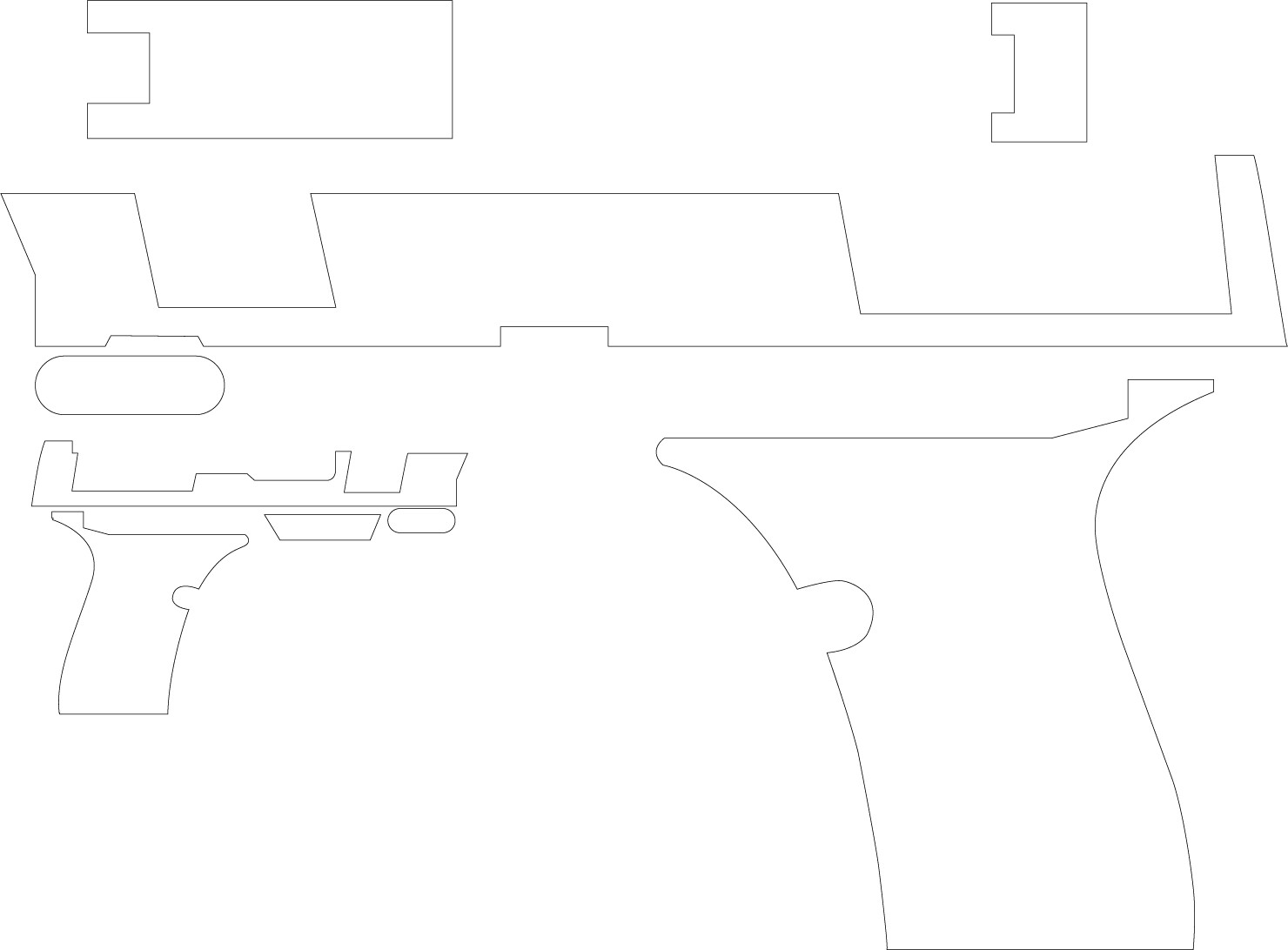 ArtStation - Springfield Hellcat Hand Gun,blank Design Custom, Ai ...