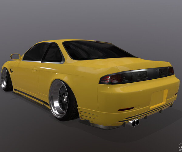 ArtStation - Nissan Silvia S14 326 Power 3D-Star bodykit | Game Assets