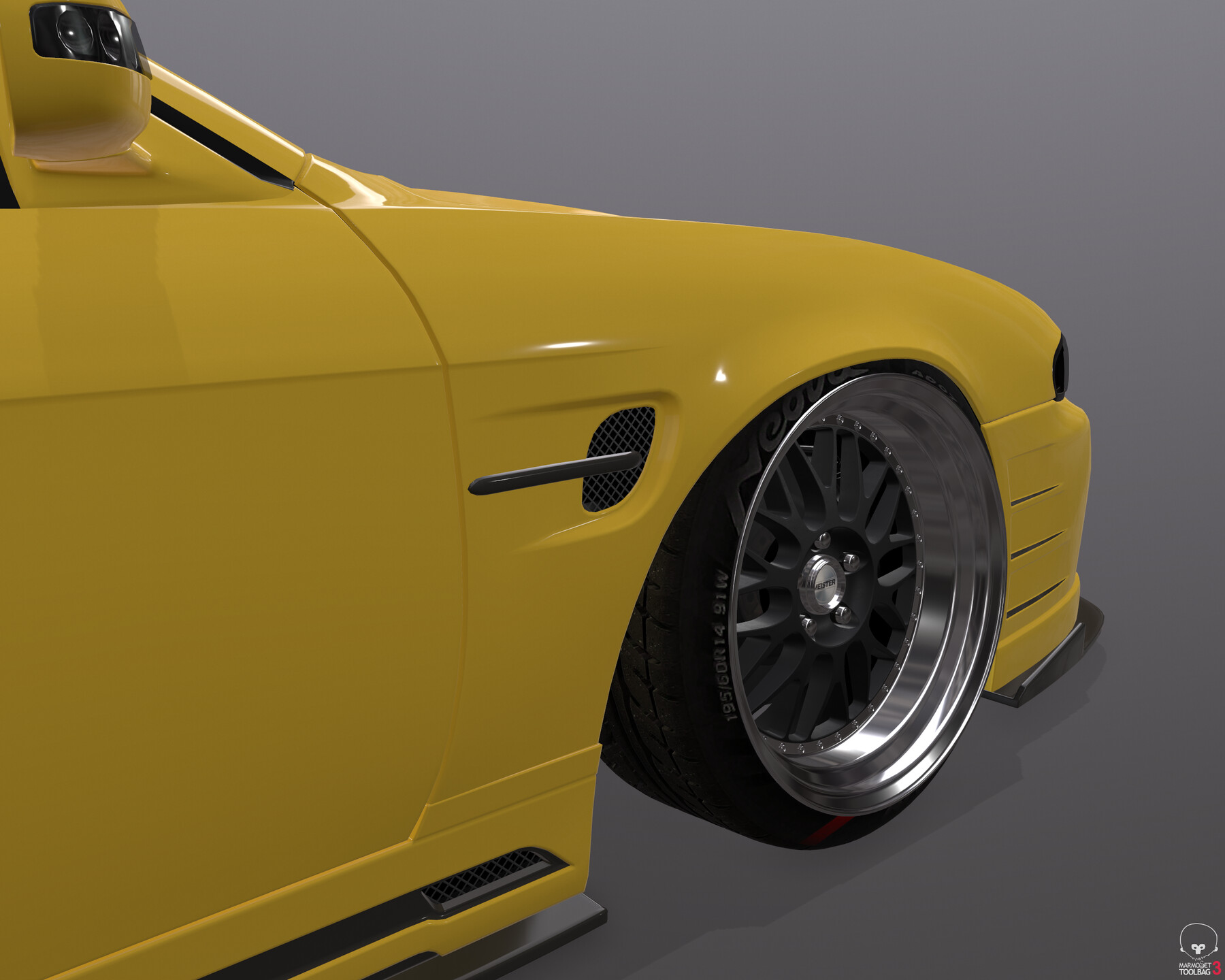ArtStation - Nissan Silvia S14 326 Power 3D-Star bodykit | Game Assets
