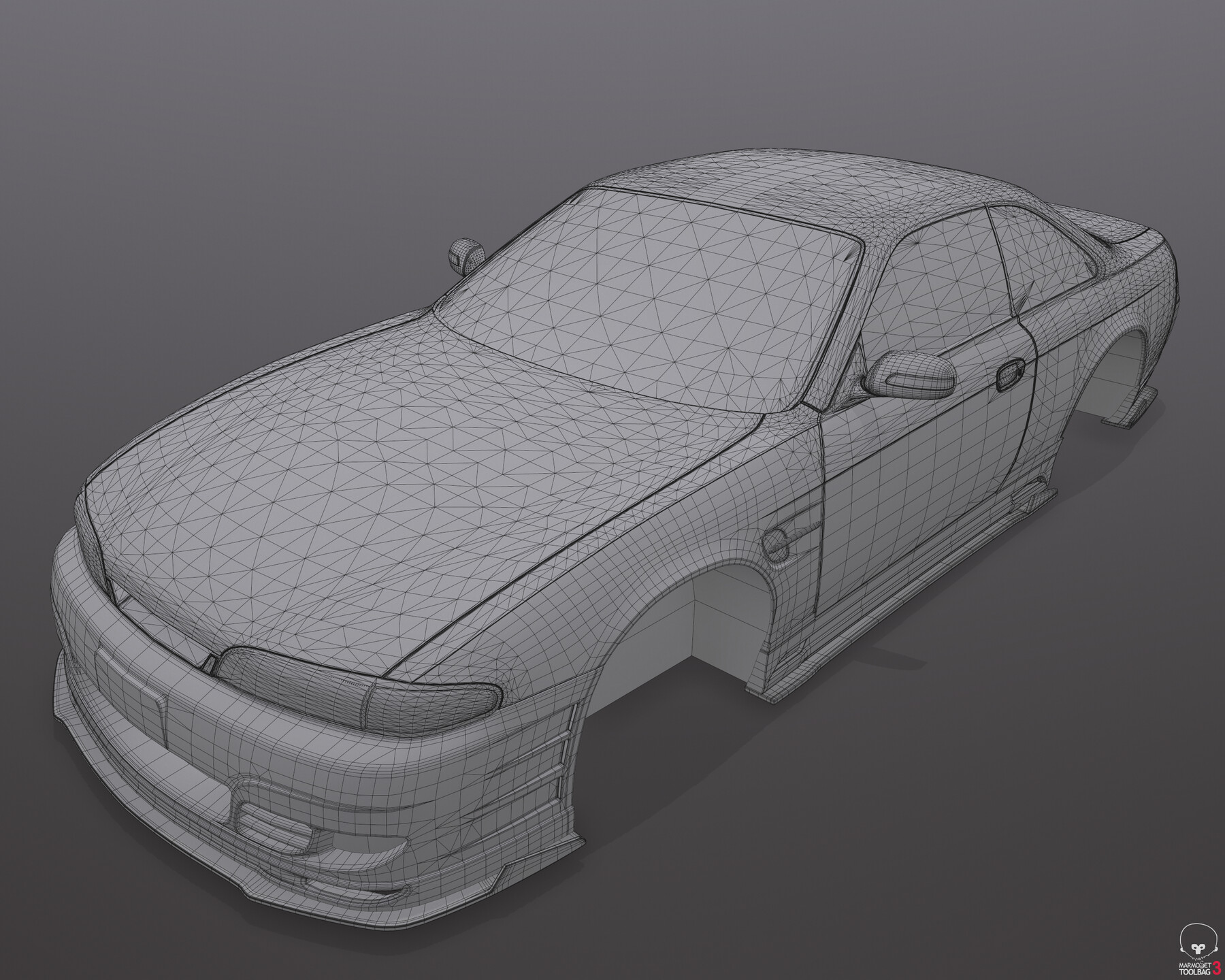 ArtStation - Nissan Silvia S14 326 Power 3D-Star bodykit | Game Assets