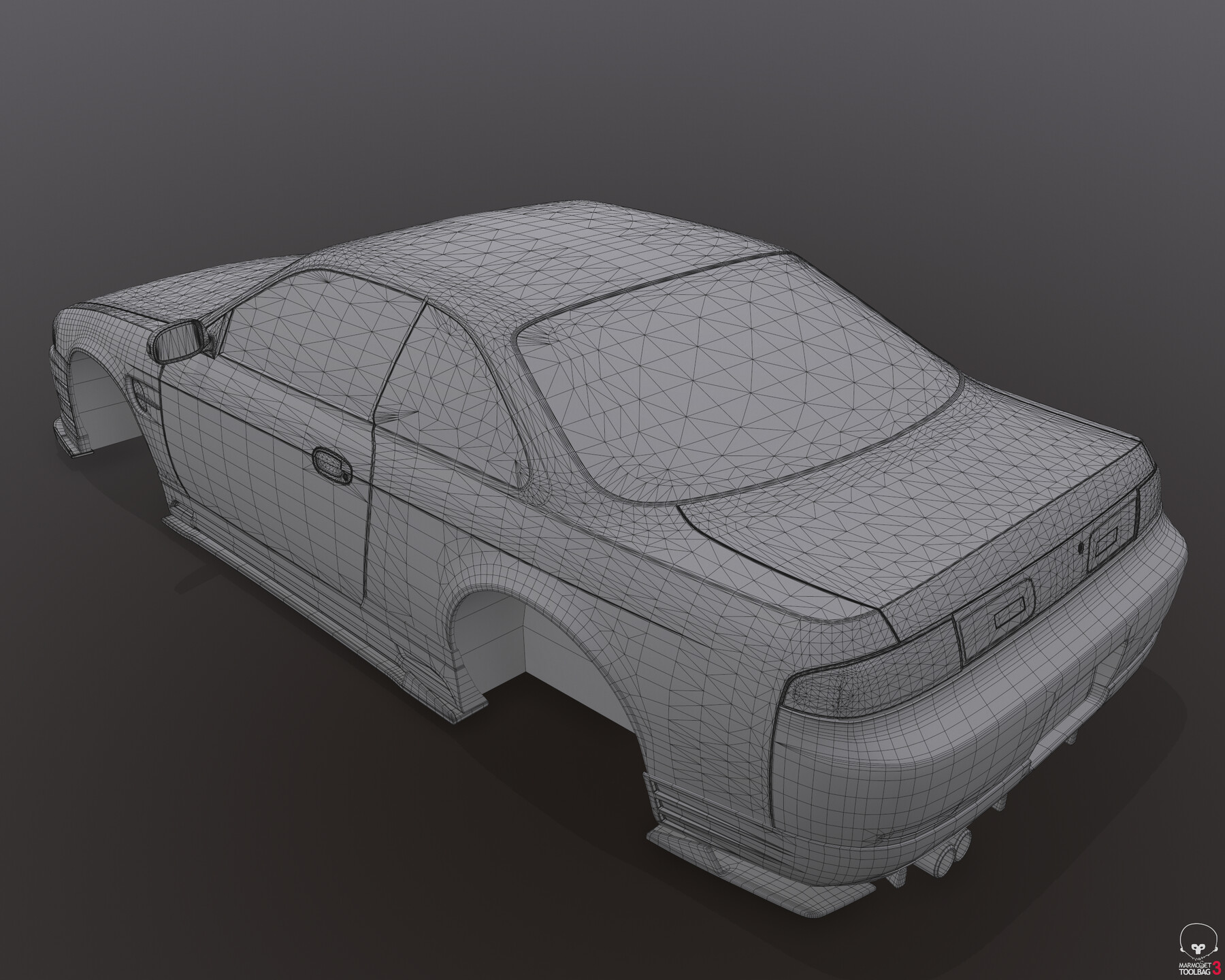 ArtStation - Nissan Silvia S14 326 Power 3D-Star bodykit | Game Assets