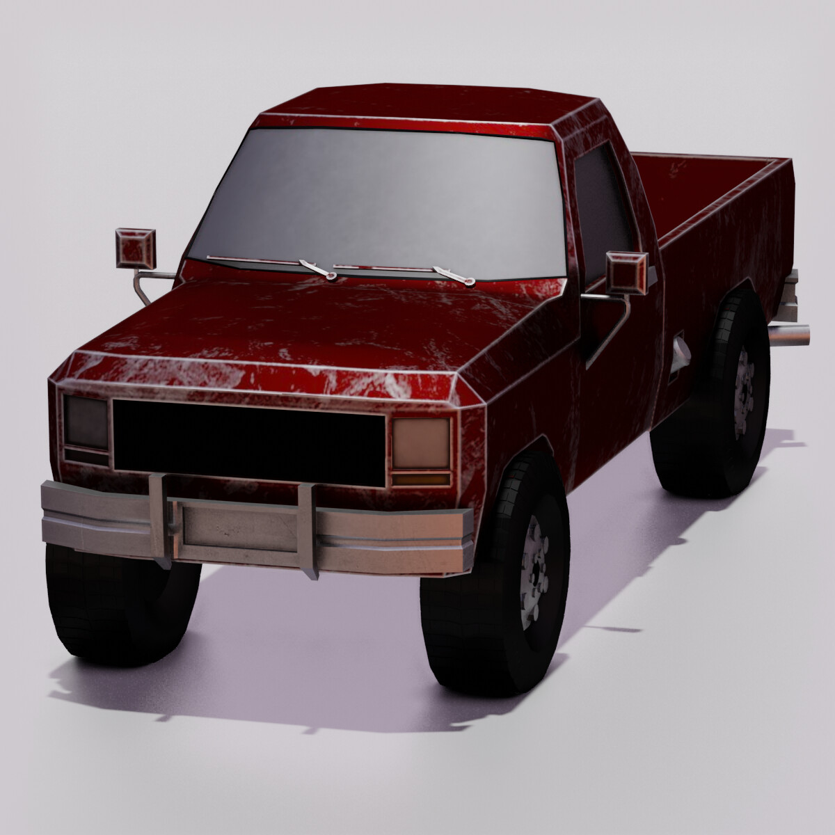ArtStation - Off road truck game ready model | Game Assets