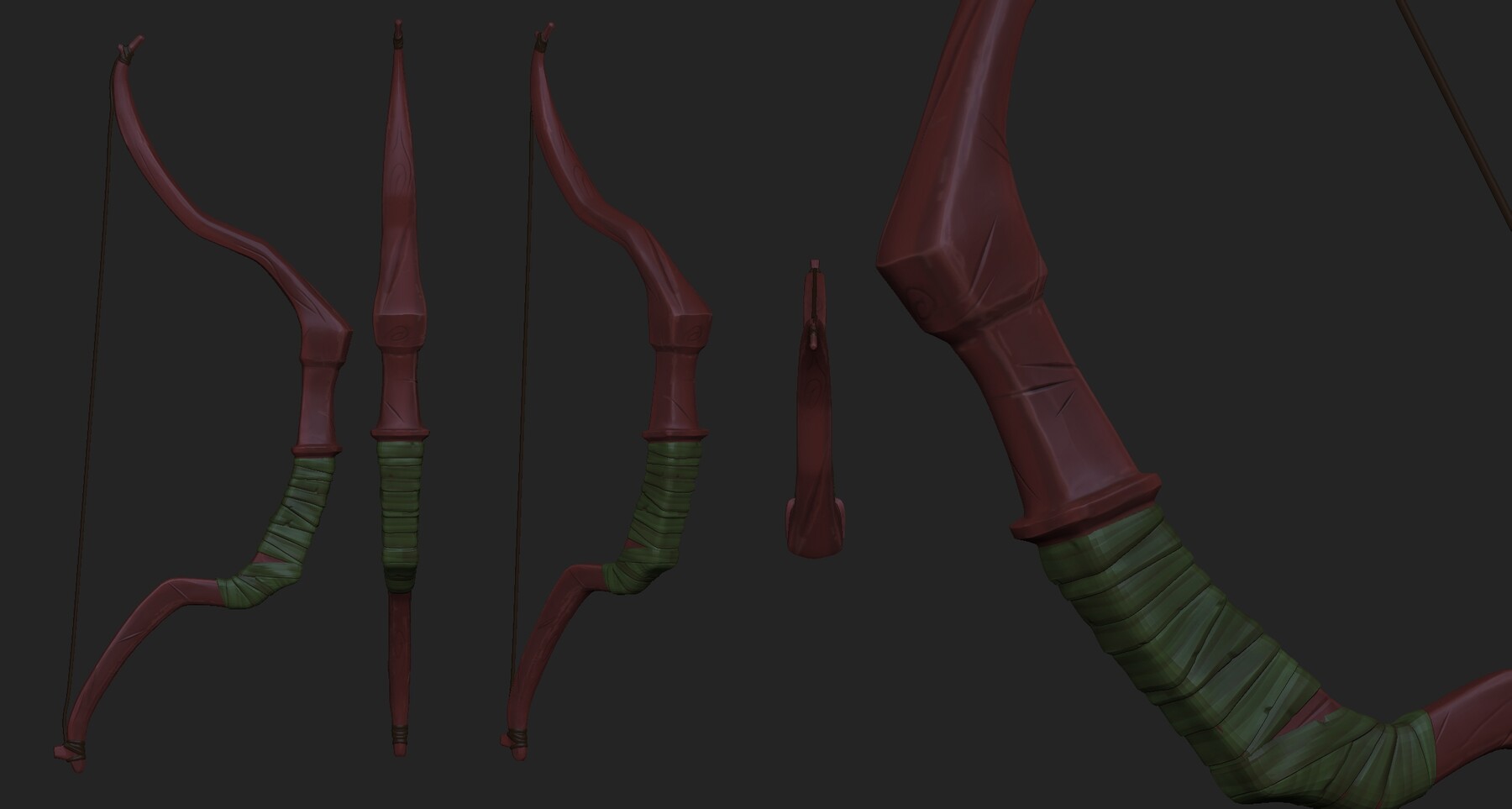 ArtStation - BOW AND ARROW STILYZED | Resources