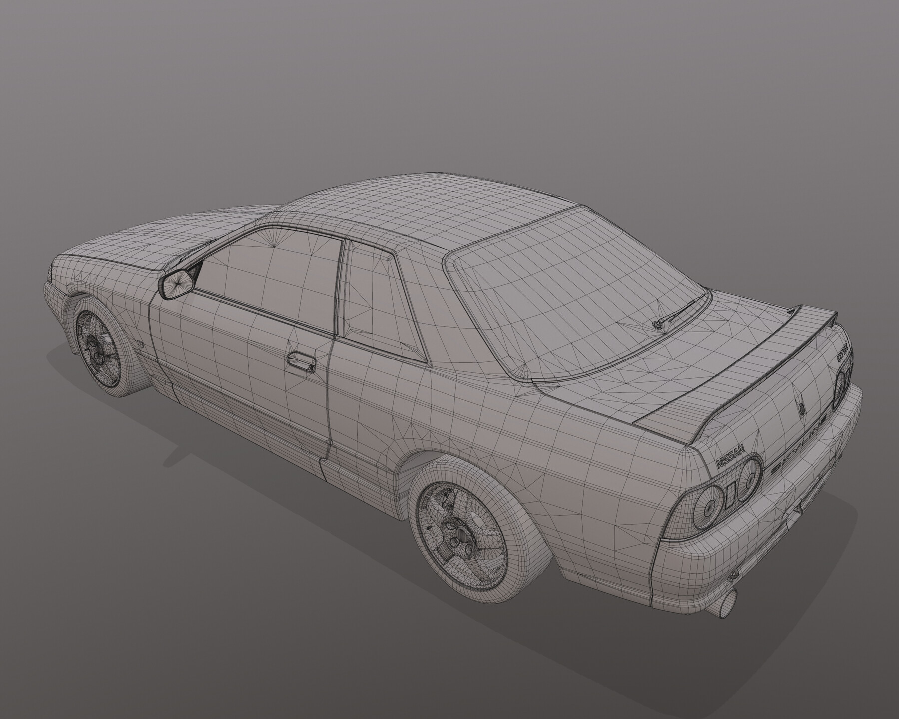 ArtStation - Nissan Skyline R32 GTS-t | Game Assets