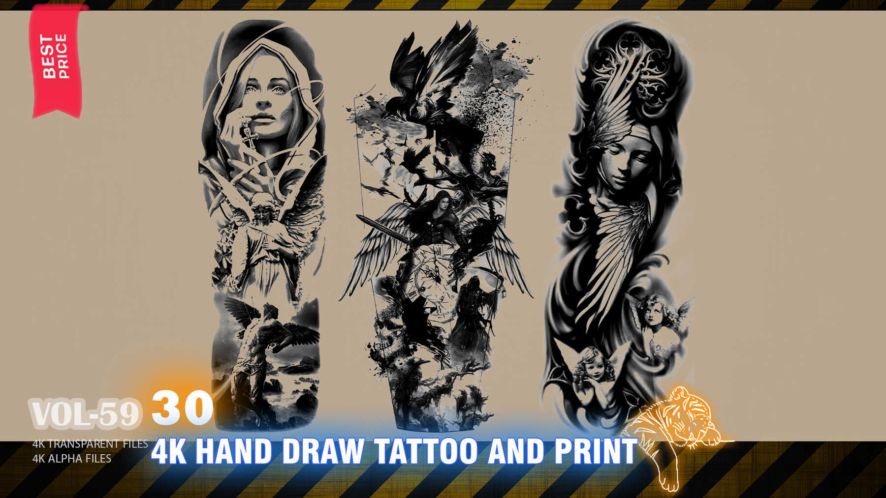 ArtStation - 30 4K HAND DRAW TATTOO AND PRINT HIGH END QUALITY ...
