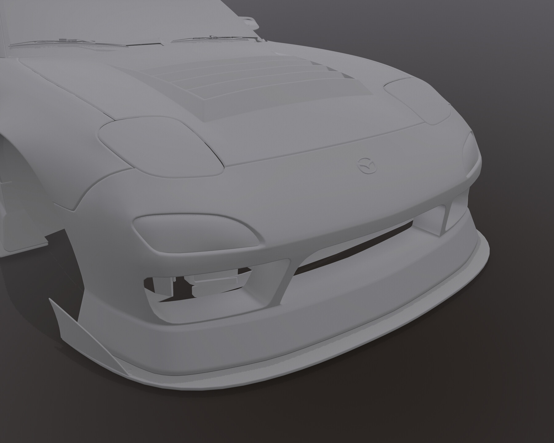 ArtStation - Mazda RX-7 FD3s BN-Sports bodykit | Game Assets