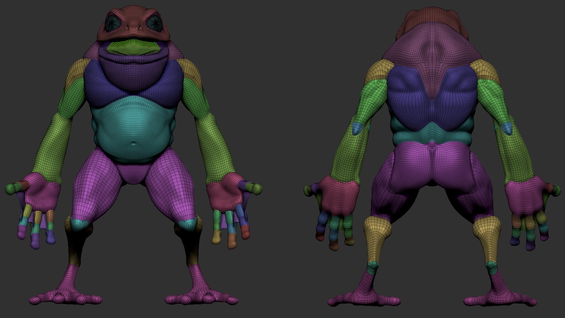 ArtStation - BASEMESH TOAD | Resources