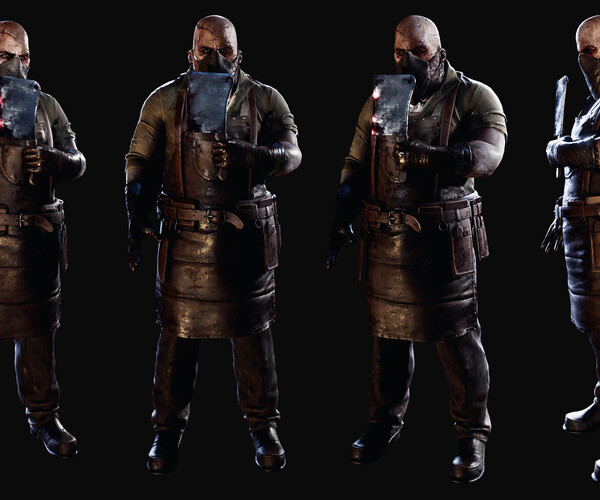 ArtStation - Brutal Butcher (Unreal Engine, Unity, .fbx and textures ...