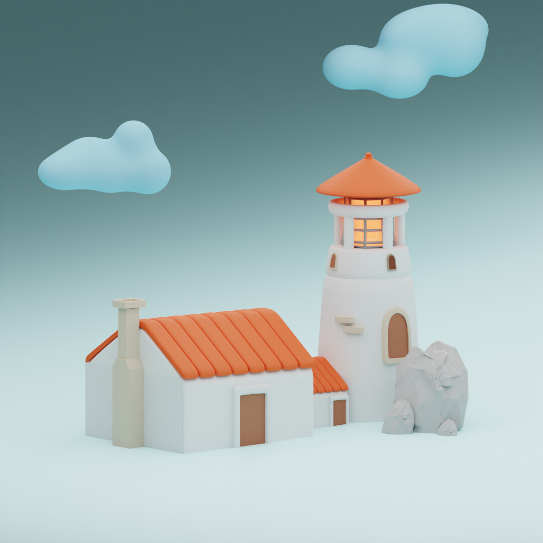 ArtStation - low poly lighthouse | Resources