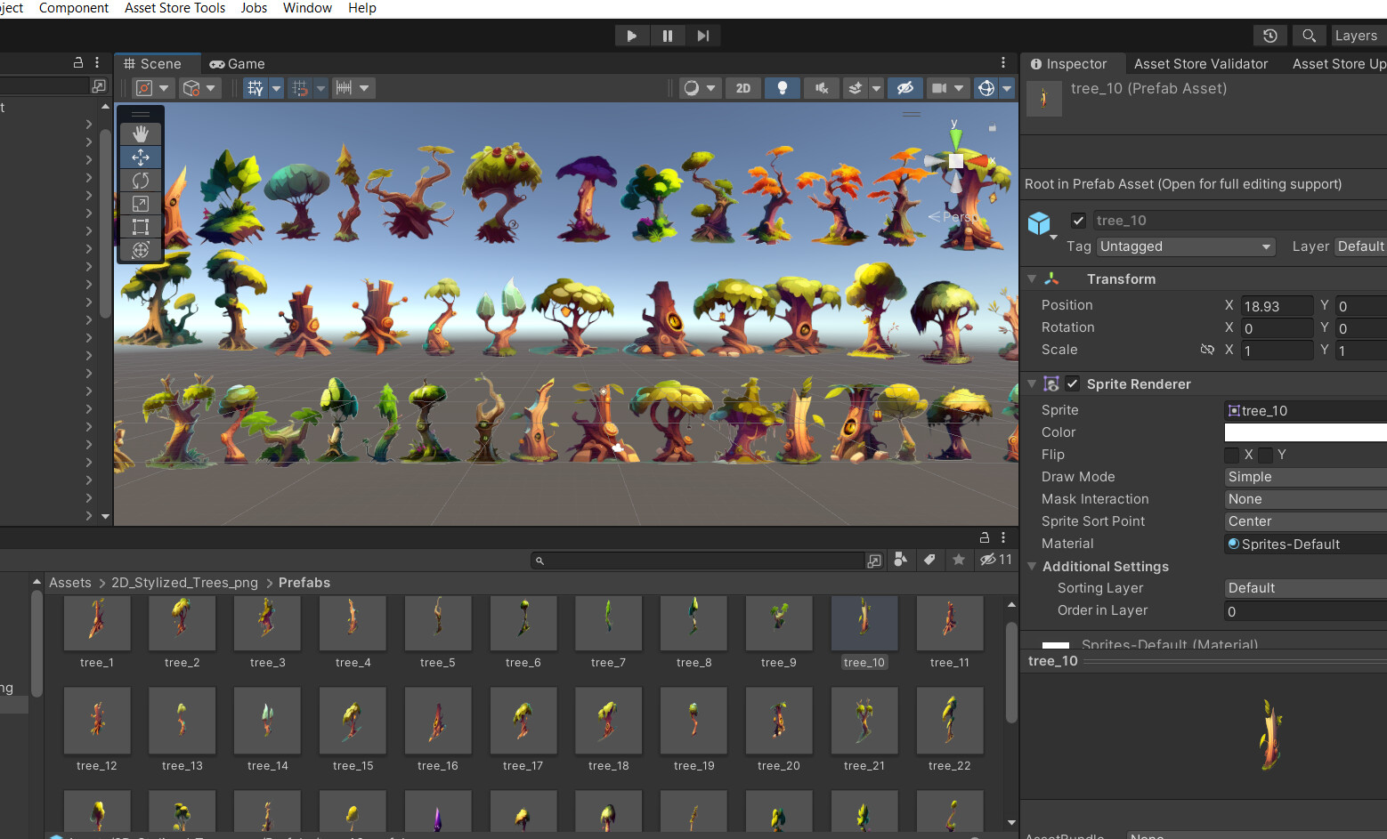 ArtStation - Stylized Tree pack | Game Assets