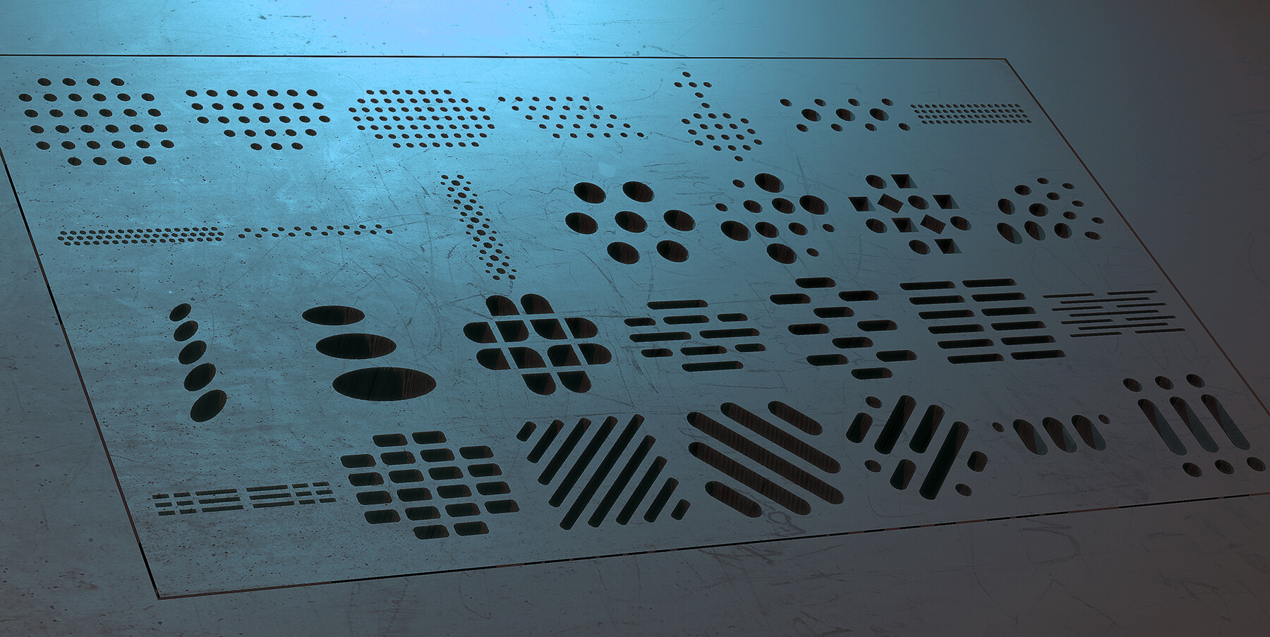 ArtStation - 135 Hard Surface Vent & Grilles Pattern -VOL 01 | Brushes