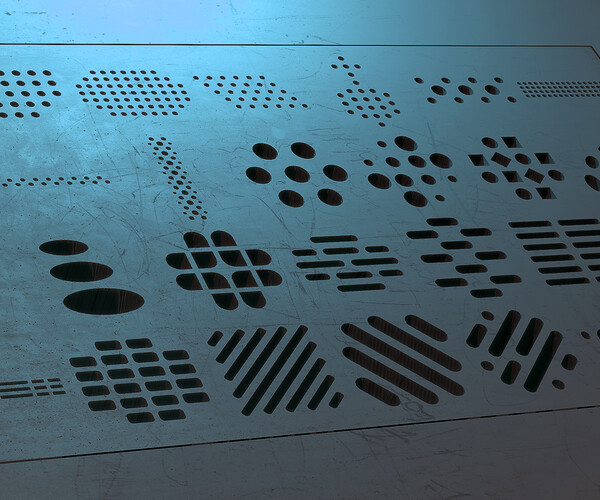 ArtStation - 135 Hard Surface Vent & Grilles Pattern -VOL 01 | Brushes