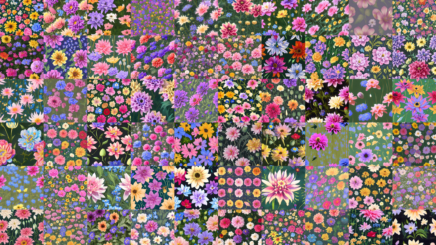 ArtStation - 300x (AI) Flowers Textures - 4K | Artworks
