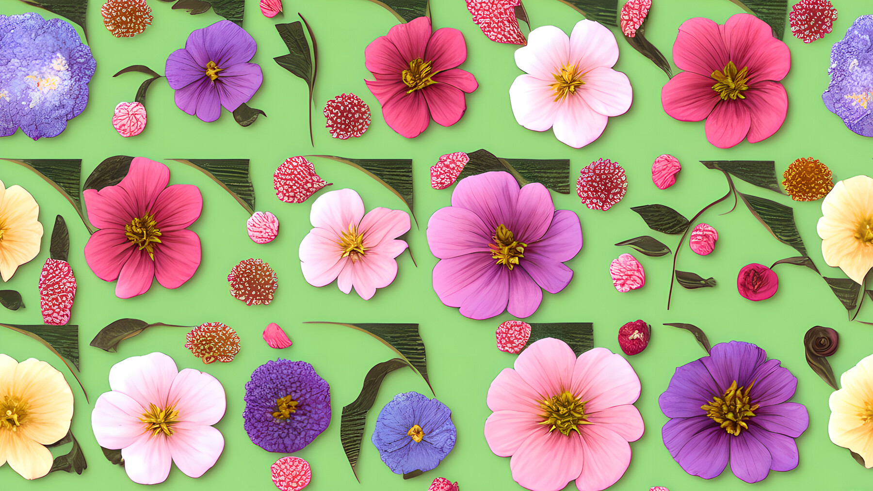 ArtStation - 300x (AI) Flowers Textures - 4K | Artworks