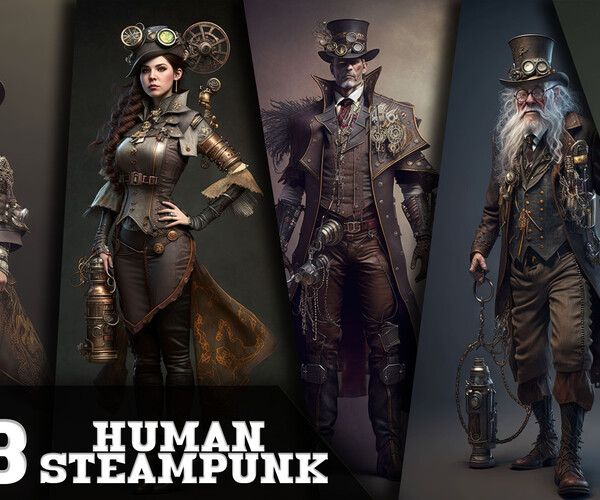 ArtStation - 103 HUMAN steampunk (More Than 8K Resolution) | Artworks