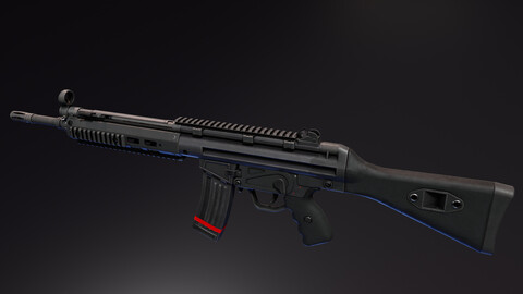 ArtStation - HK33 Assault Rifle | Game Assets