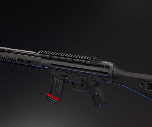 ArtStation - HK33 Assault Rifle | Game Assets