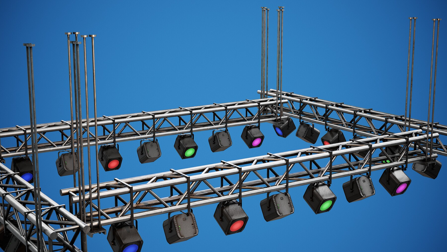 ArtStation - Light Truss - PBR Game Ready Props | Game Assets