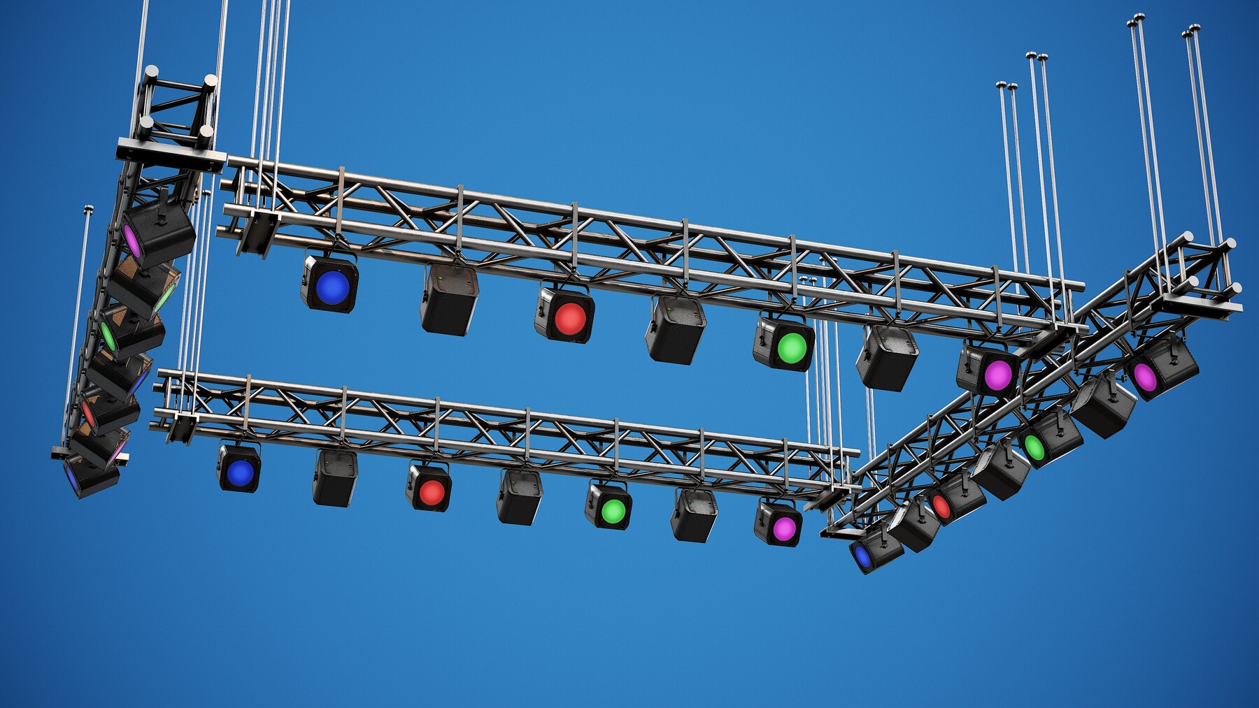 ArtStation - Light Truss - PBR Game Ready Props | Game Assets