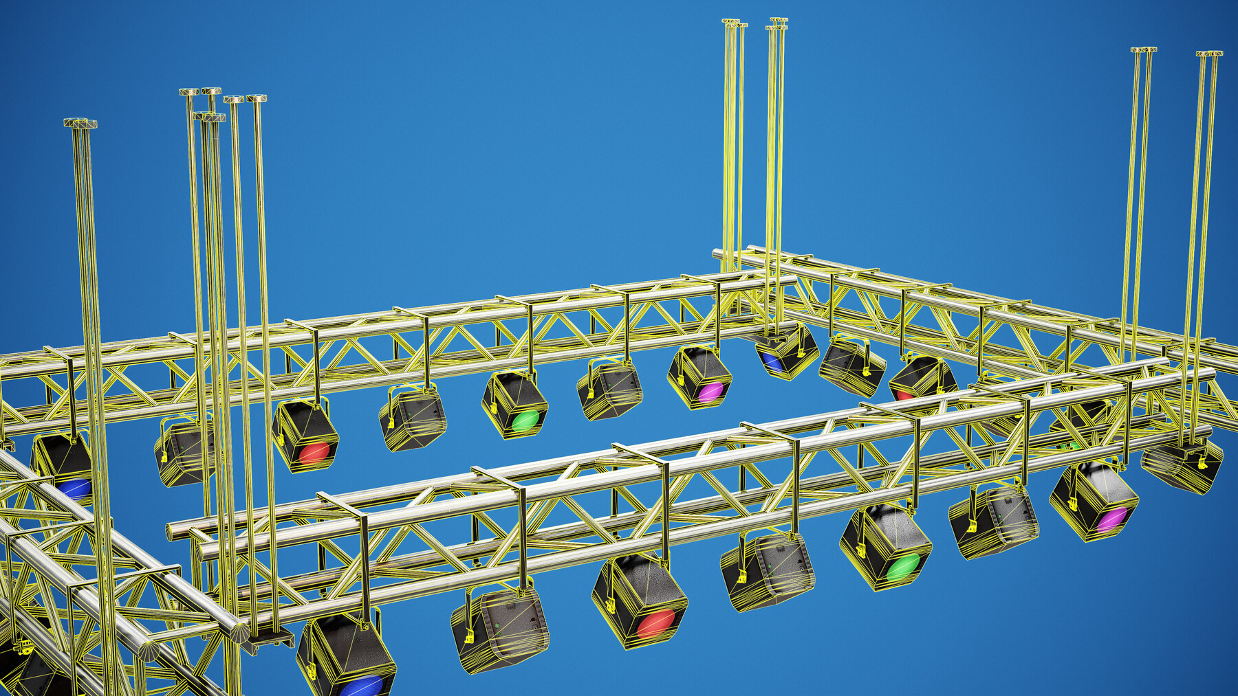 ArtStation - Light Truss - PBR Game Ready Props | Game Assets