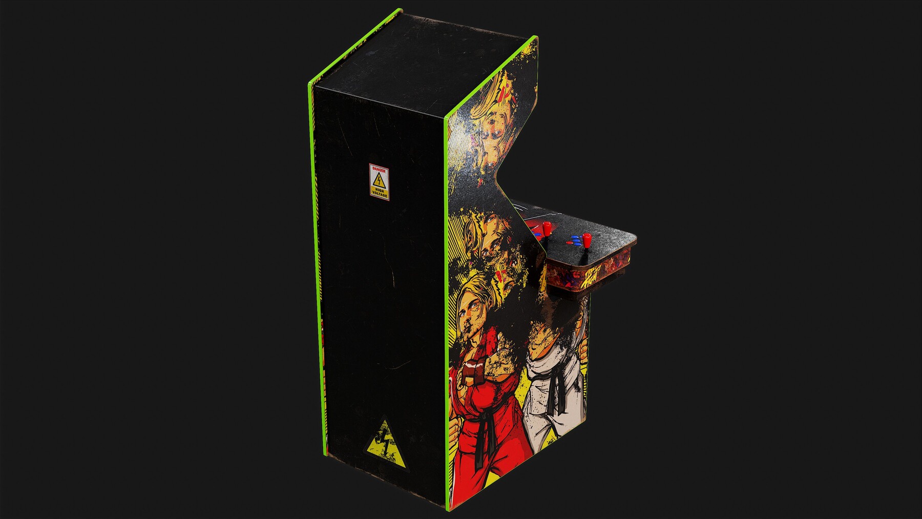 ArtStation - Arcade Game Machine - Game ready props | Game Assets