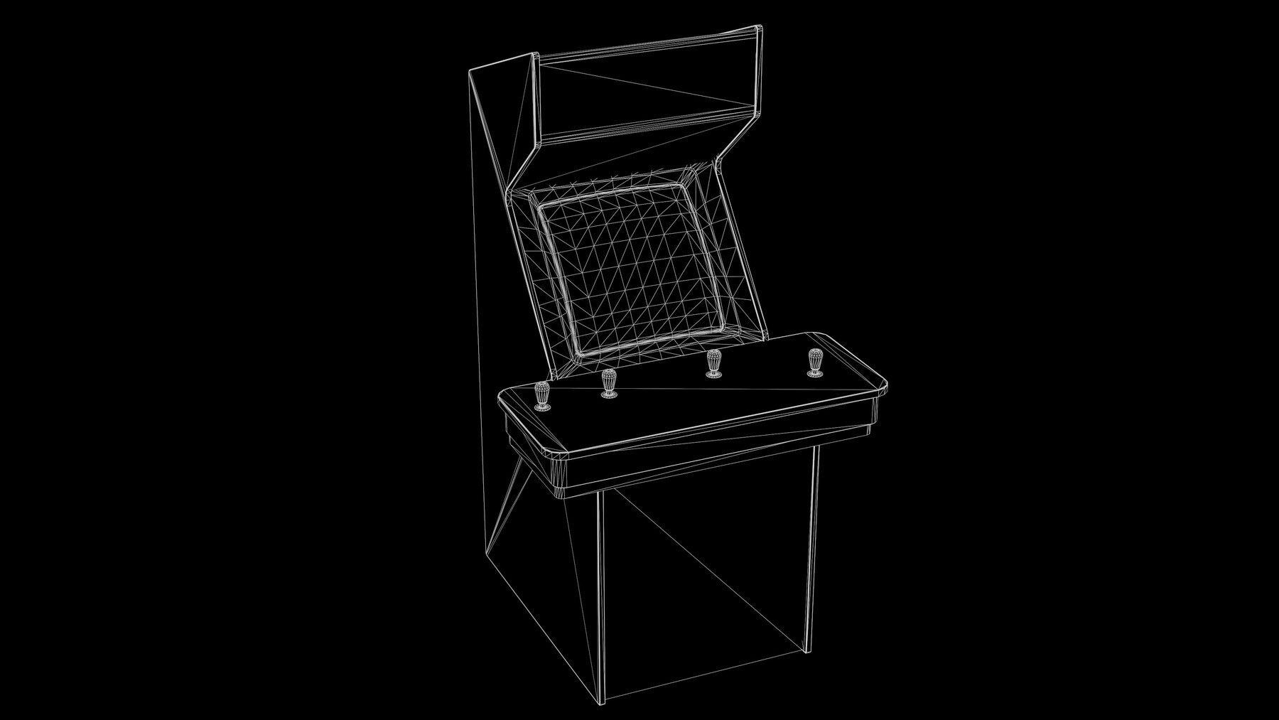 ArtStation - Arcade Game Machine - Game ready props | Game Assets