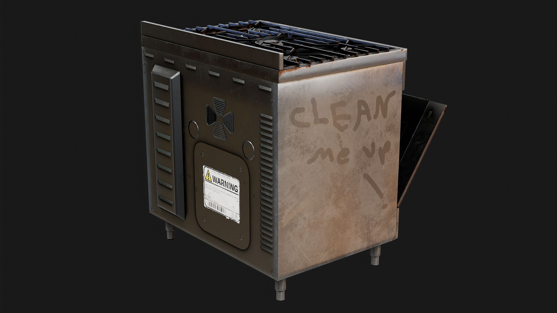 ArtStation - Gas Stove - Game ready props | Game Assets