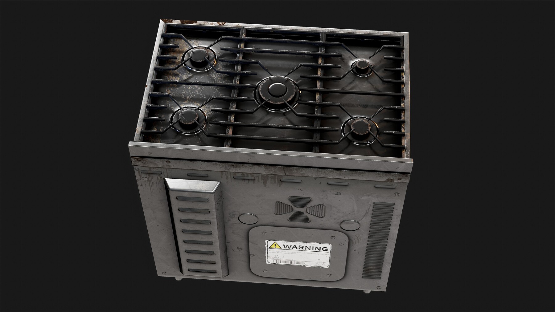ArtStation - Gas Stove - Game ready props | Game Assets