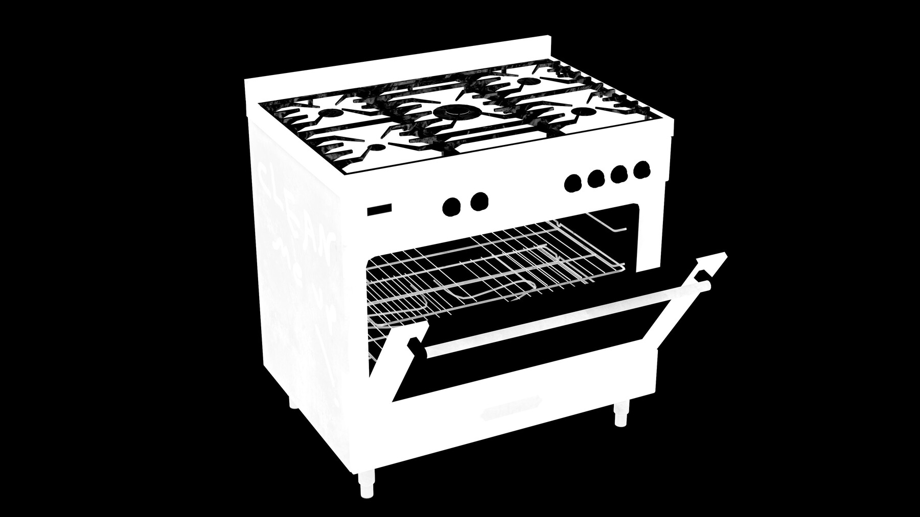 ArtStation - Gas Stove - Game ready props | Game Assets