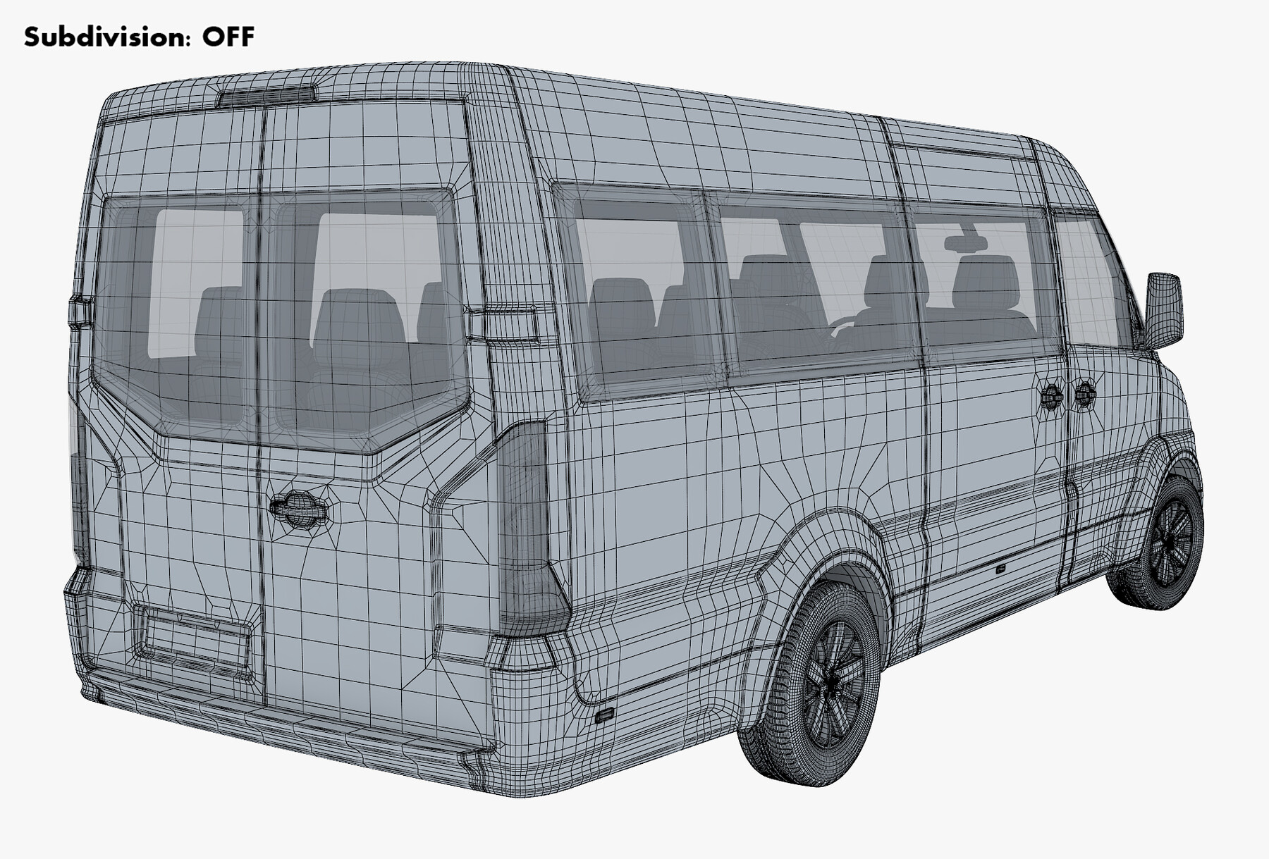 ArtStation - Generic Passenger Van M 2 | Resources