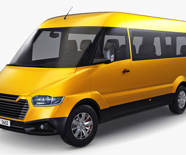 ArtStation - Generic Passenger Van M 2 | Resources