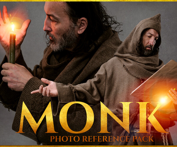 ArtStation - A Monk - Reference Photo Pack For Artists 642 JPEGs noAI ...