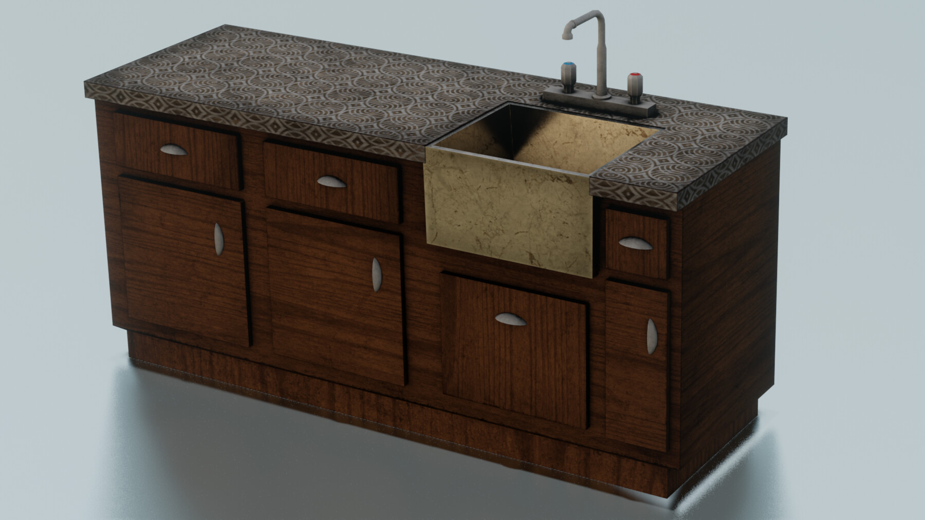 ArtStation - Faucet game ready 3D model | Game Assets