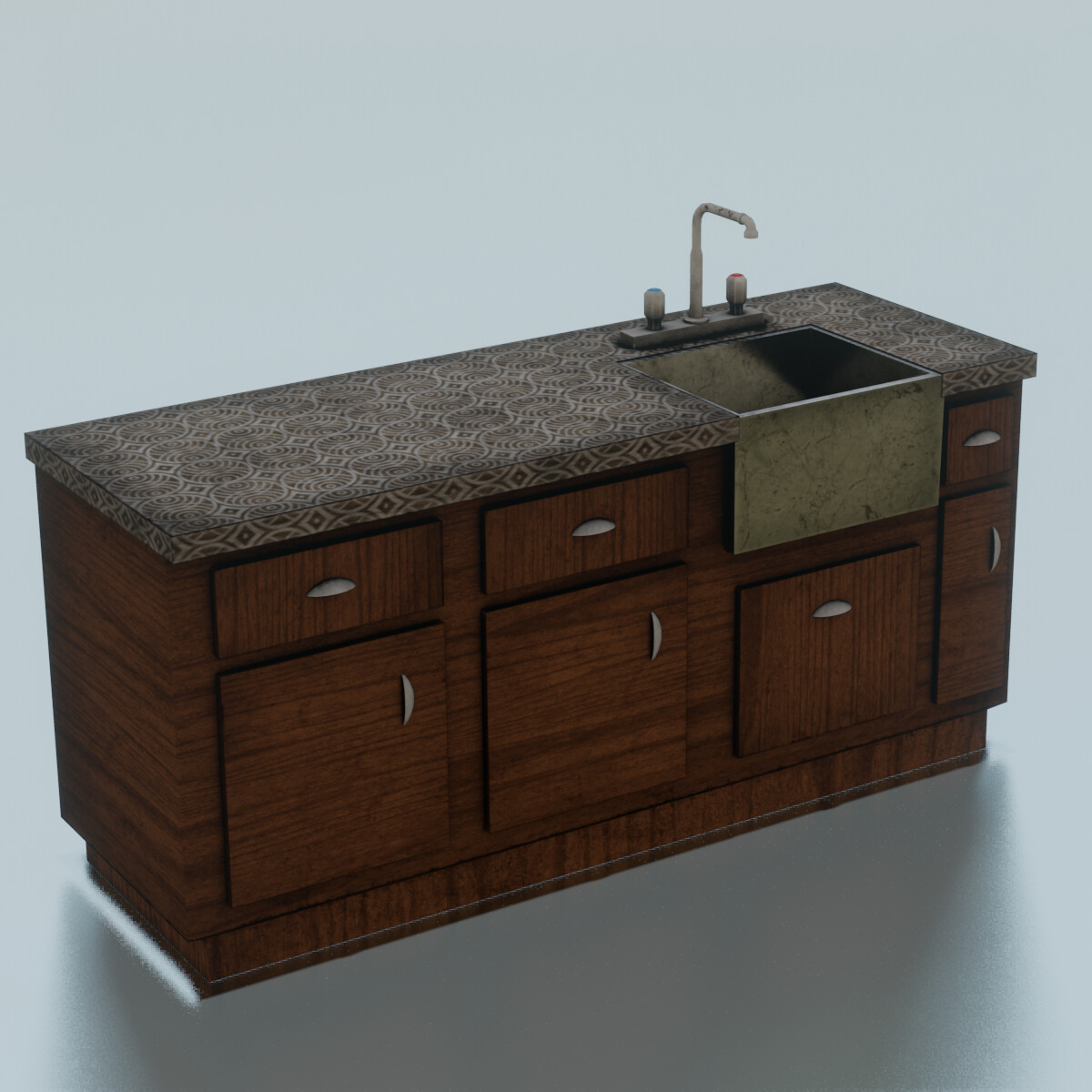 ArtStation - Faucet game ready 3D model | Game Assets