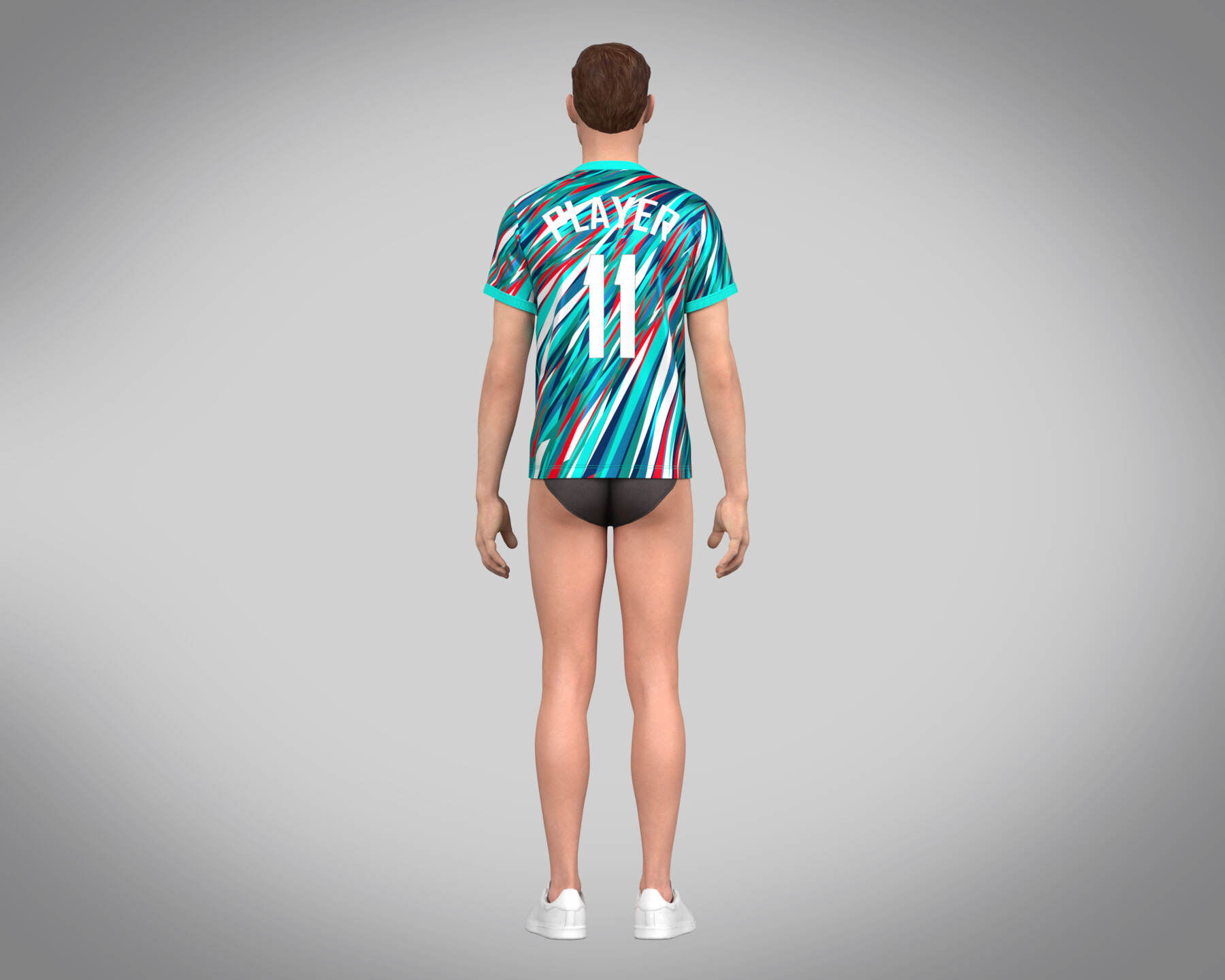 ArtStation - Soccer Football Multi color Jersey Player-11 | Resources