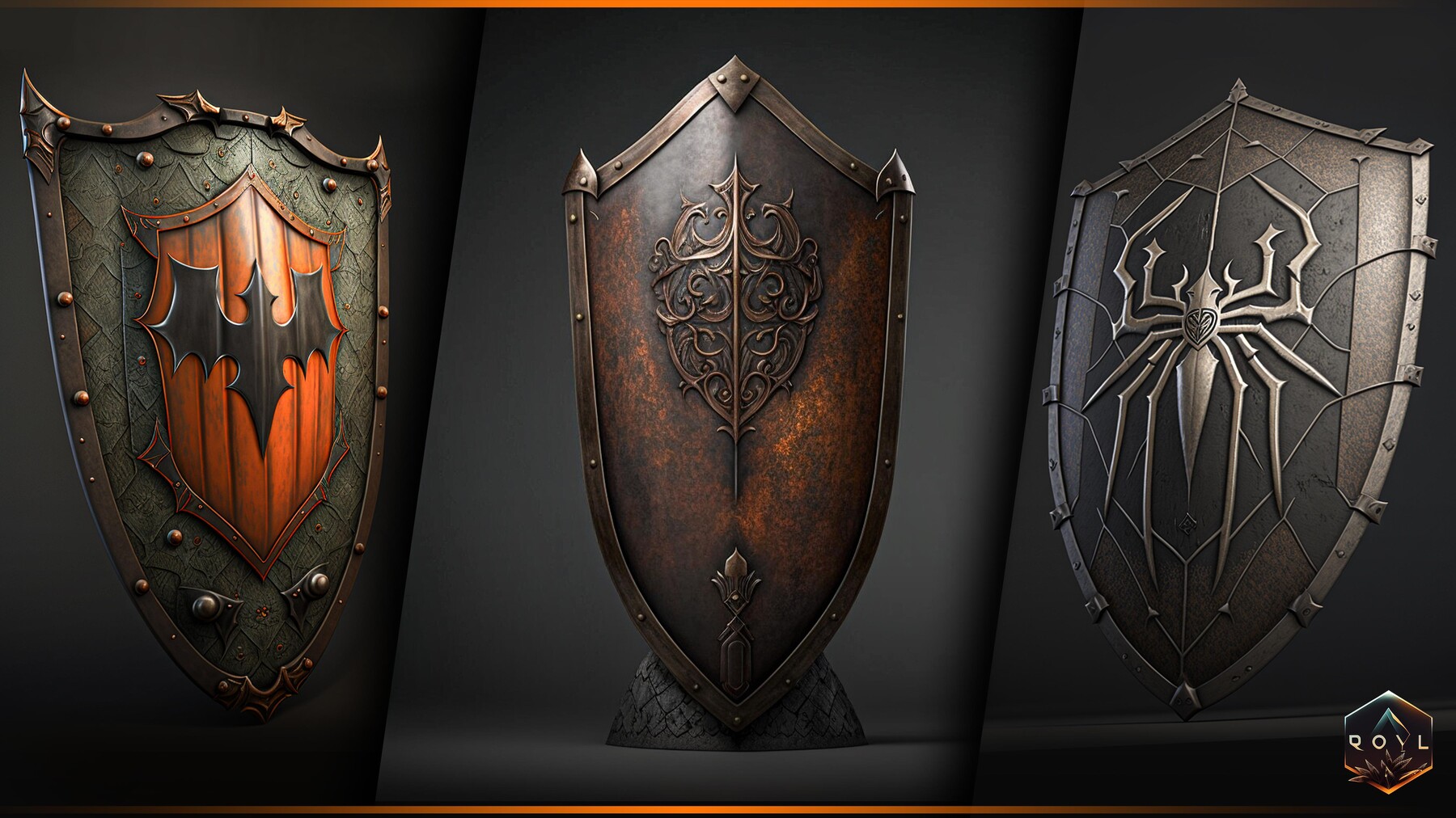 ArtStation - 303 Battle Equipment War Shield Reference Modeling ...