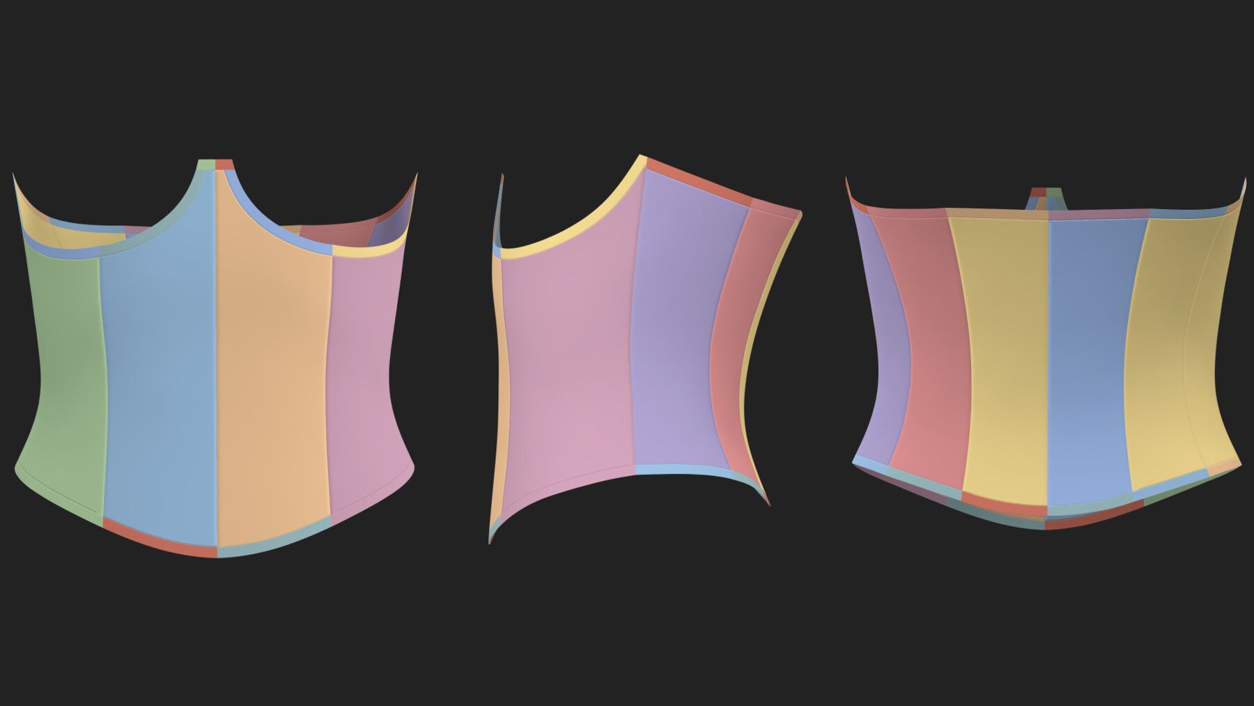 ArtStation - CORSET BASES – zprj obj fbx highpoly | Resources