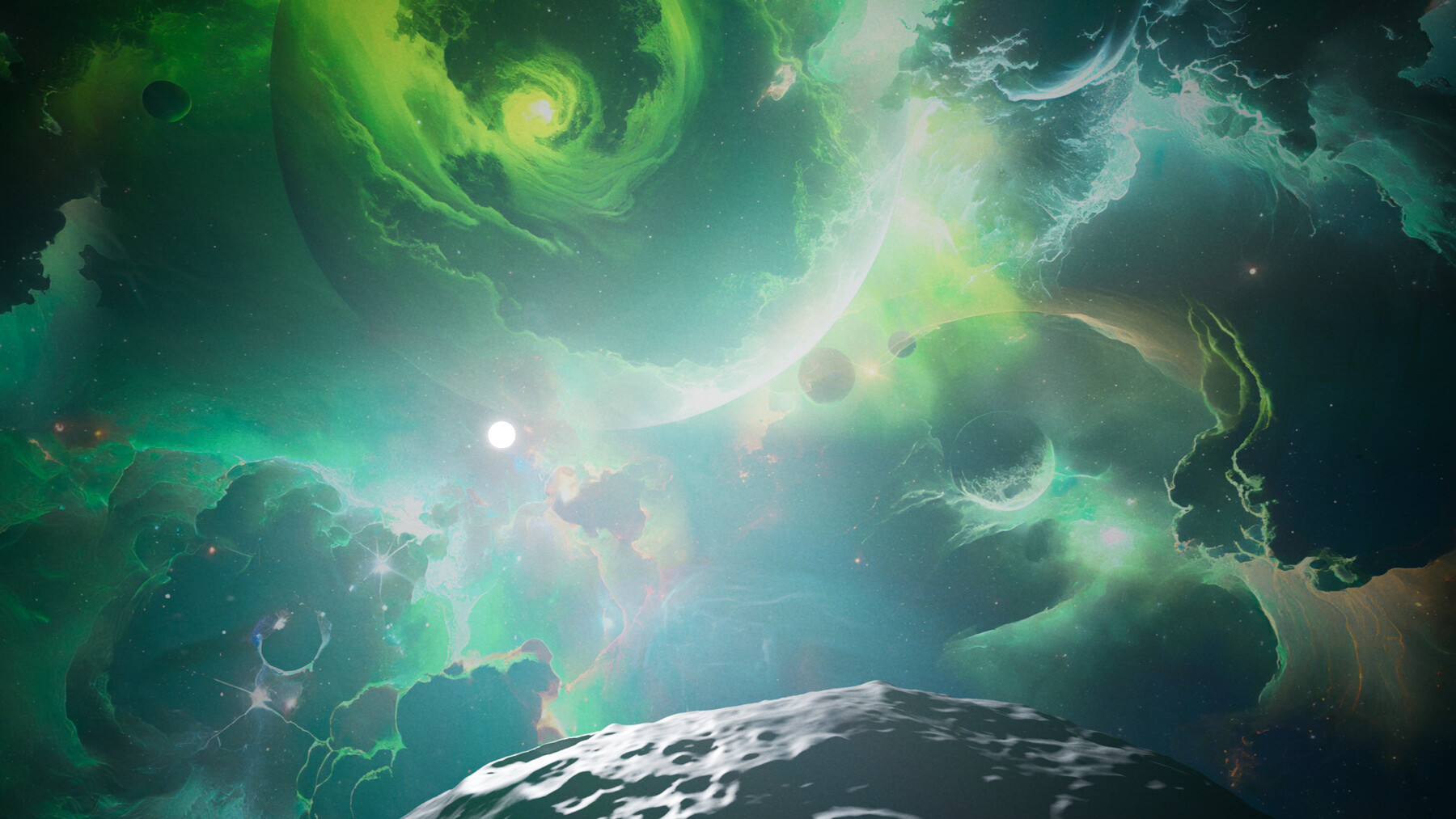 ArtStation - Planets & Nebula Skyboxes Volume 6 || Blender Project ...