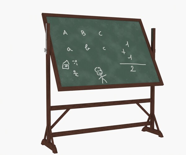 ArtStation - Old wood Blackboard | Game Assets