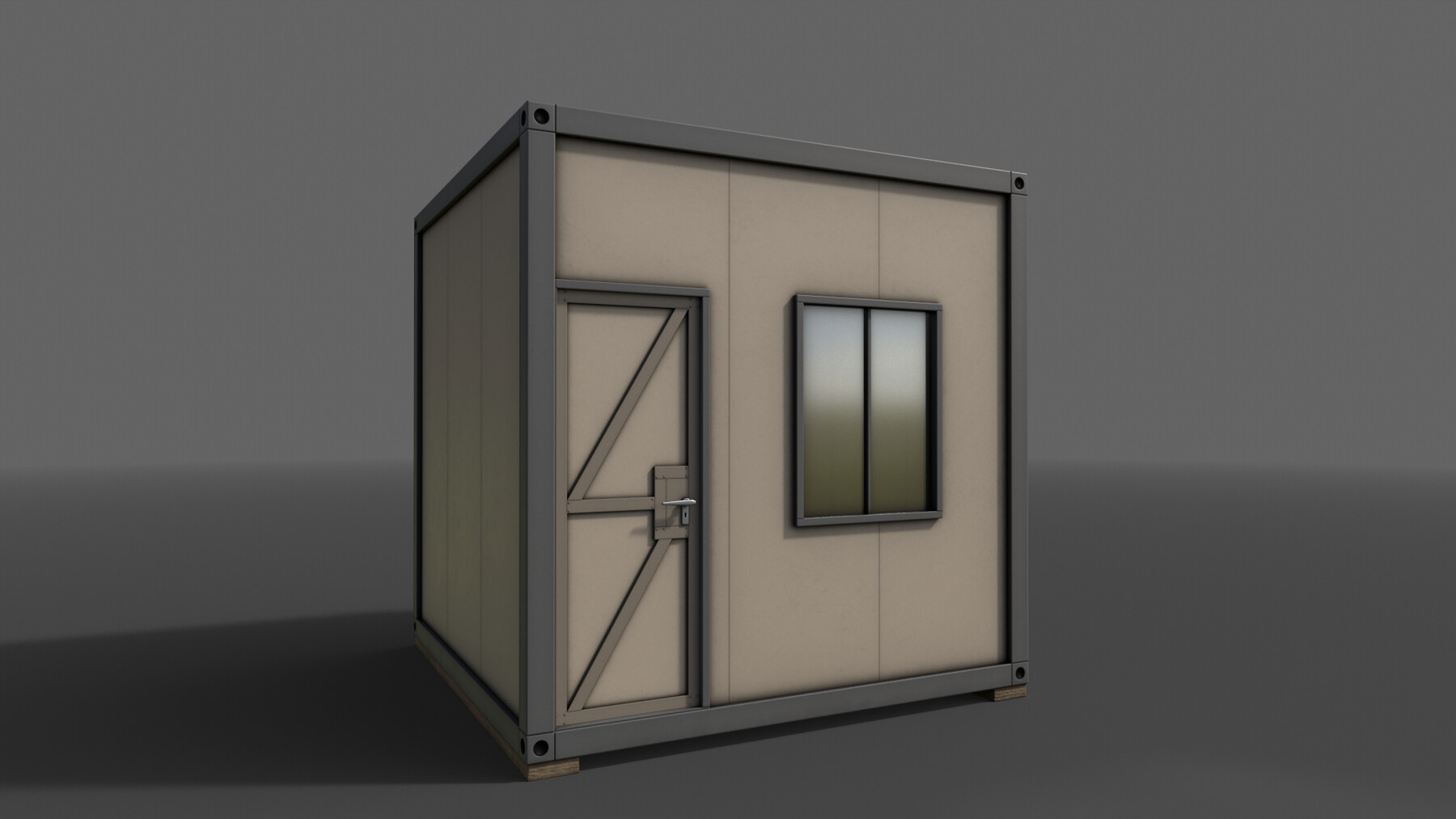 ArtStation - PBR Container House AB V1 | Game Assets