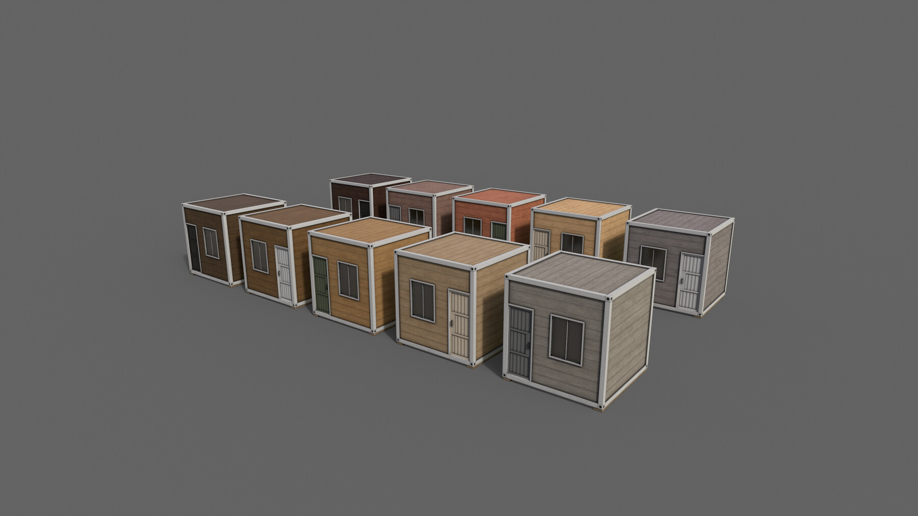 ArtStation - PBR Container House AC V1 | Game Assets